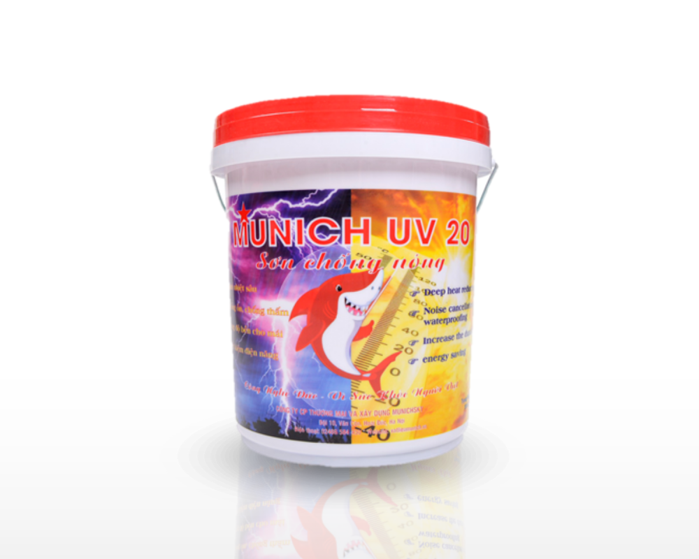 Sơn chống nóng Munich UV 20 - Vật liệu chống thấm Munich